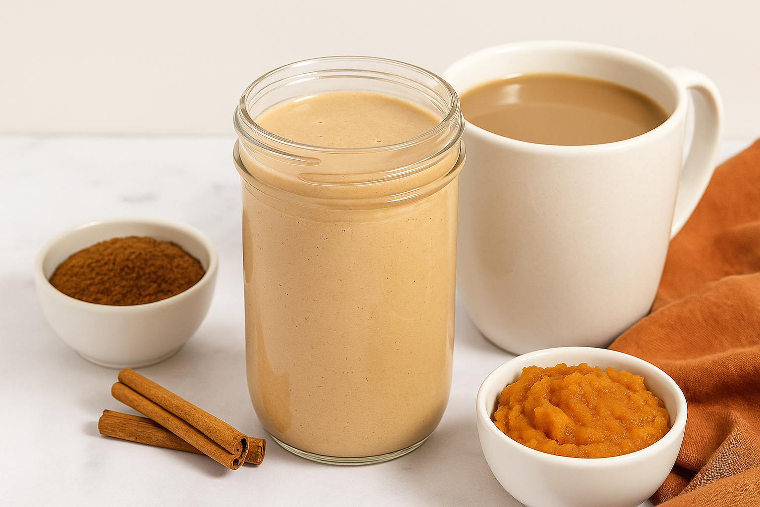Pumpkin Spice Coffee Creamer (Healthy, Dairy-free) - Clean Cooking with ...