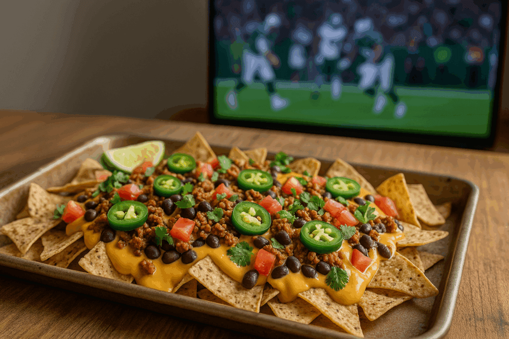 Plant-Based Sheet Pan Nachos (Tailgate Snack + Dinner Win!)