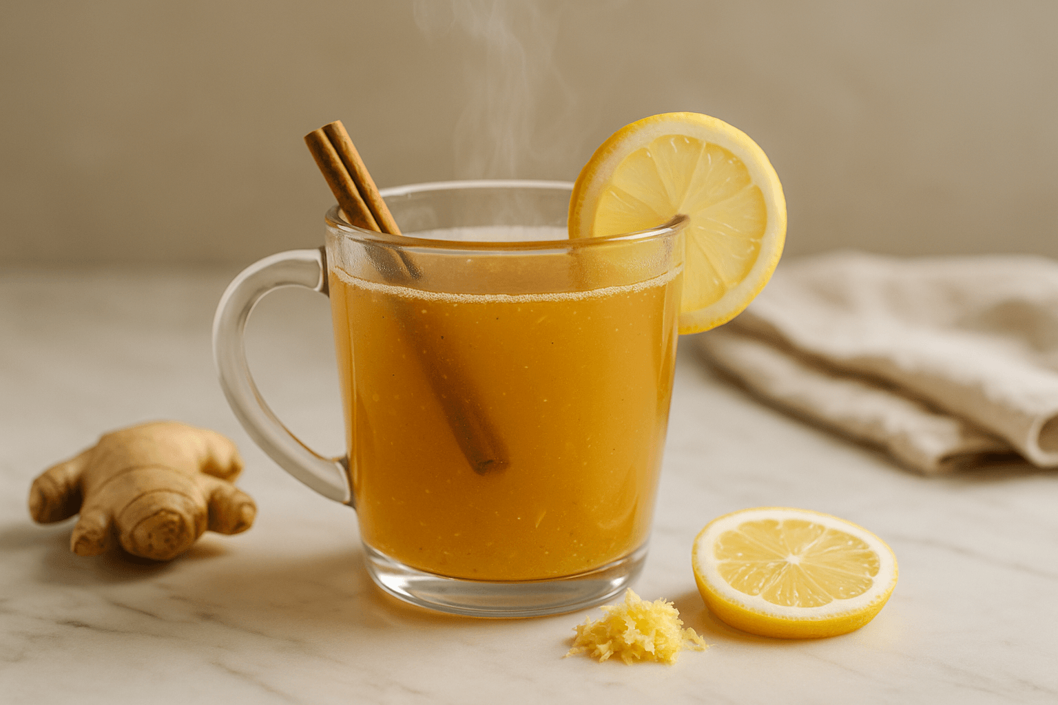 Ginger Lemon Digestif - Clean Cooking with Caitlin